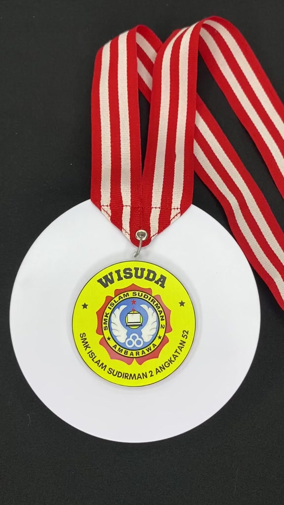 Jual Medali Akrilik Custom Sticker Hadiah Souvenir Lomba Penghargaan ...