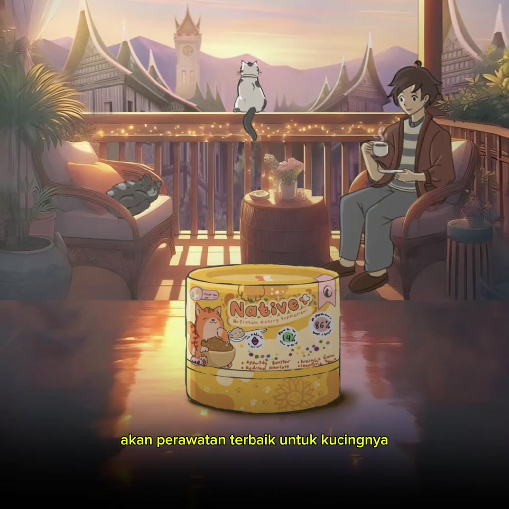 Jual Olive Care Vitamin Kucing NATIVE+ GOLD Protein Tinggi 110gr GOLDEN ...