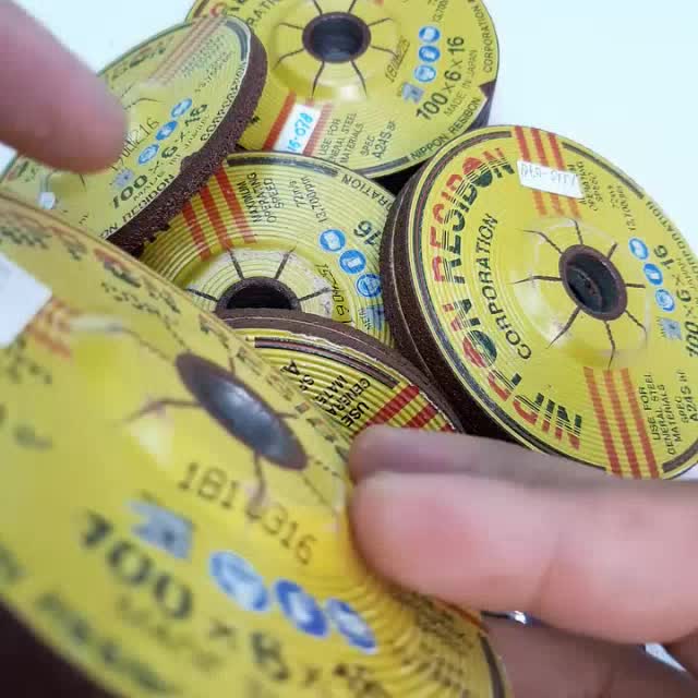 Jual [1KOTAK 25 PCS] Batu Gerinda Poles Nippon Resibon 4" Inch x 6mm ...