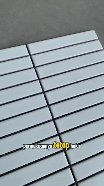 Jual Keramik Mosaic | Keramik Mozaik | Mozza Tile | Plaza Glossy White ...