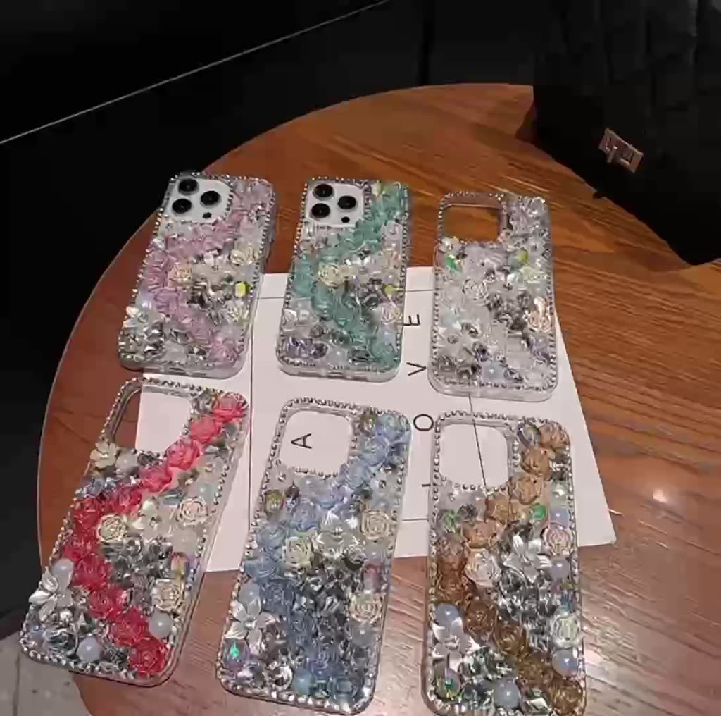 Jual R-JUST LUXURY FLOWER 3D BLING CASE CEWEK BUNGA MEWAH CASING IPHONE ...