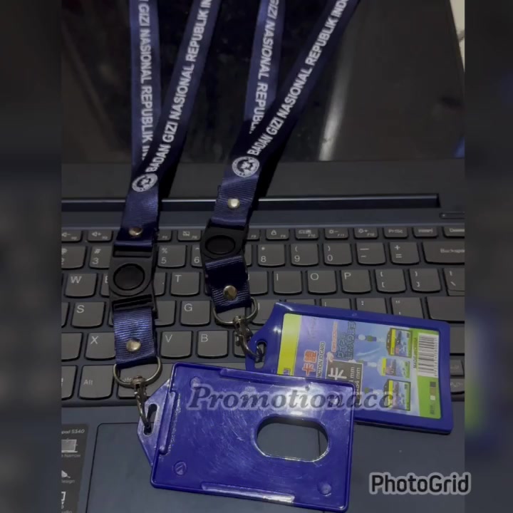 Jual ID Card Lanyard Set Plus Case / Kesing / Casing ID Card BADAN GIZI ...