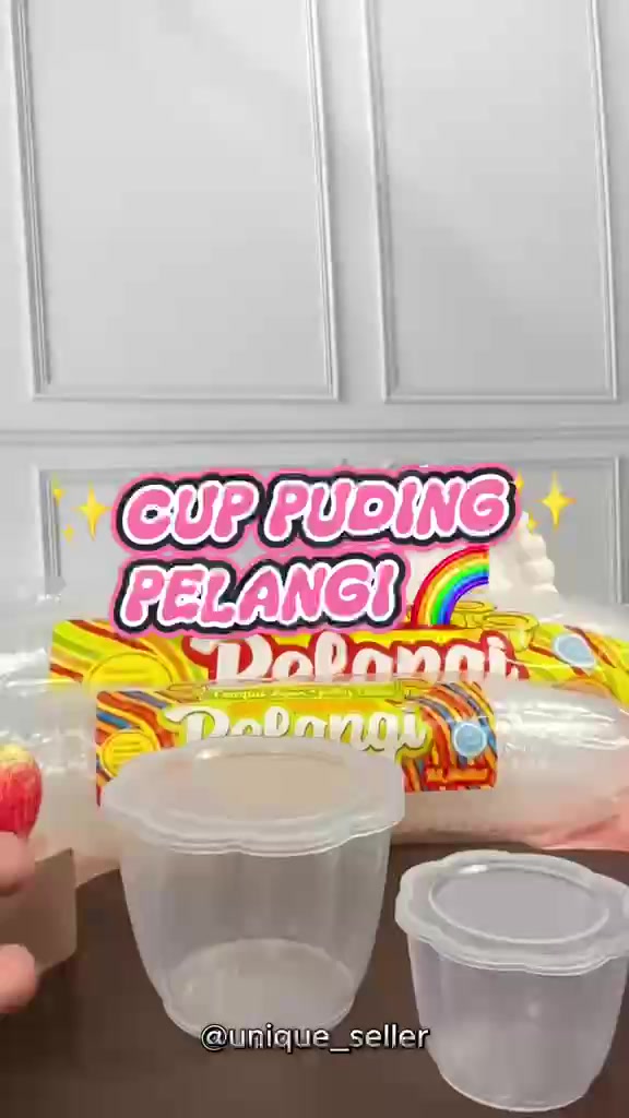 Jual Cup Puding 100ml 200ml Pelangi isi 24 / Cup Puding 100 ml Pelangi ...