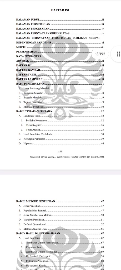 Jual DAFTAR ISI | DAFTAR TABEL | DAFTAR GAMBAR | DAFTAR GRAFIK | DAFTAR ...