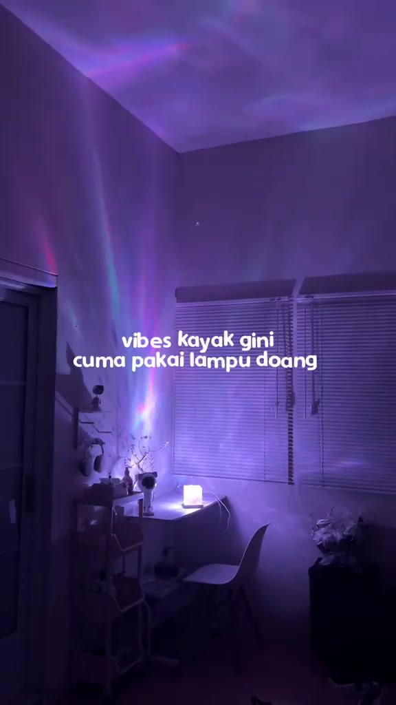 Jual lampu proyektor aurora glow lamp kotak / lampu tidur RGB remot ...