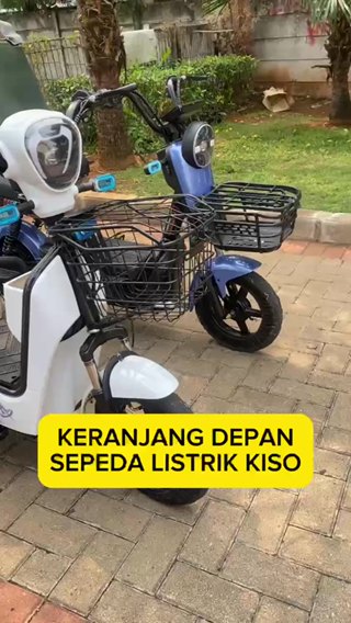 Jual KISO Keranjang Depan Sepeda Listrik Skuter Listrik Motor Listrik Outdoor | Shopee Indonesia
