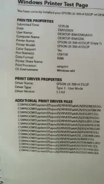 Jual Printer Nota Faktur Surat Jalan Invoice Dotmatrix Epson LX300+II ...
