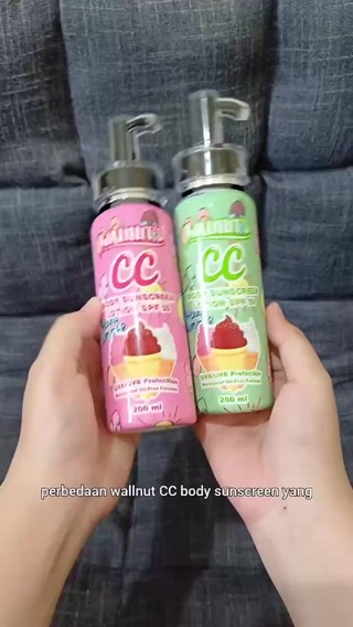 Jual CC WALNUTS BODY SUNSCREEN LOTION 200ML SPF50 UVA/ UVB PROTECTION ...