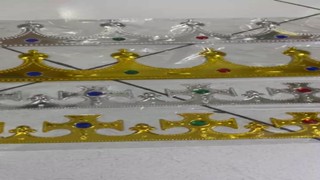Jual (QC) 1pcs Hiasan Kepala Aksesoris Mahkota Pesta / Crown Party King ...