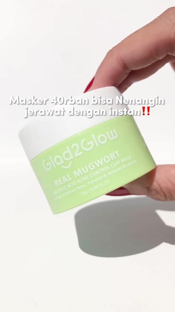 Jual GLAD2GLOW G2G Mask | Stick Real Mugwort Salicylic Acid Acne Control Clay | Volcano 3D Acid ...