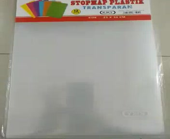 Jual Map L Stop Map Plastik Bening Kiky F4 [ Folio ] ( Pak ) [ Original ...
