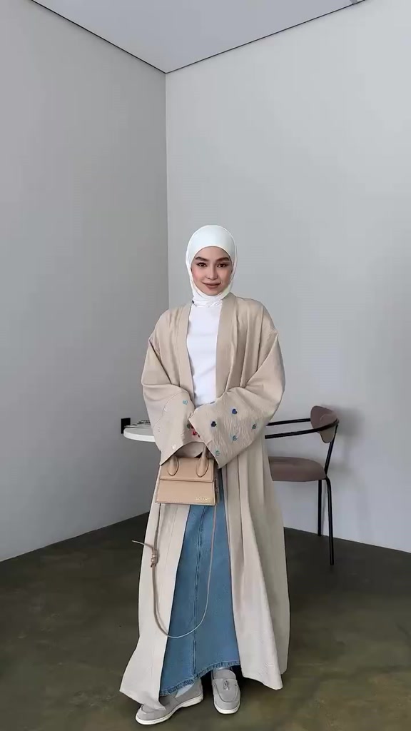 Jual new collection outer abaya || outer kimono || abaya simple ...