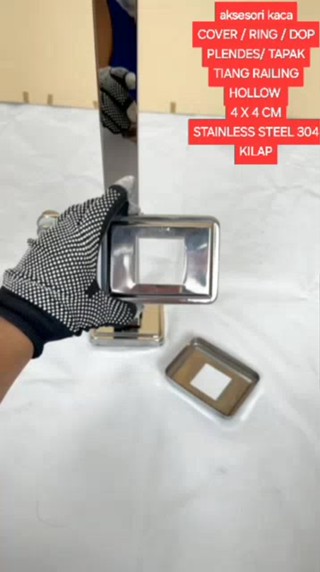 Jual COVER TUTUP PLENDES TAPAK RING DOP TIANG RAILING HOLLOW 4X4 ...