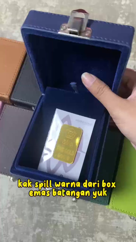Jual Box Emas / Box Logam Mulia Antam /Kotak Emas Batangan / Kotak ...
