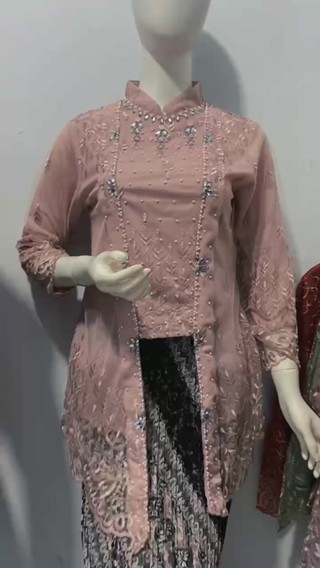 Jual Kebaya Kutu Baru / Kebaya Tunik / Tunik Brokat / Kebaya Modern / Kebaya tile / Kebaya ...