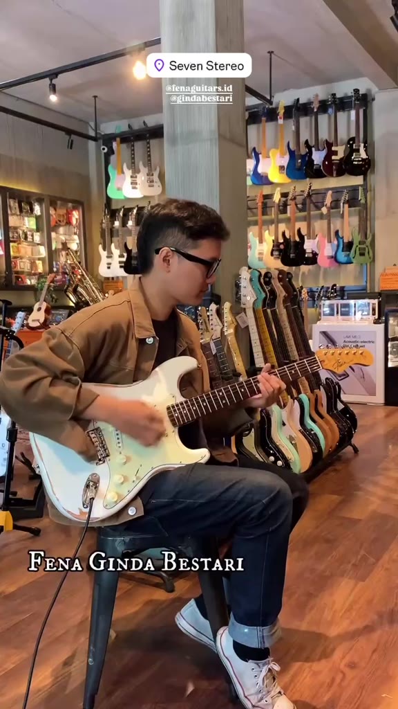 Jual Fena Guitars Ginda Bestari Stratocaster Signature Series - Fena ...