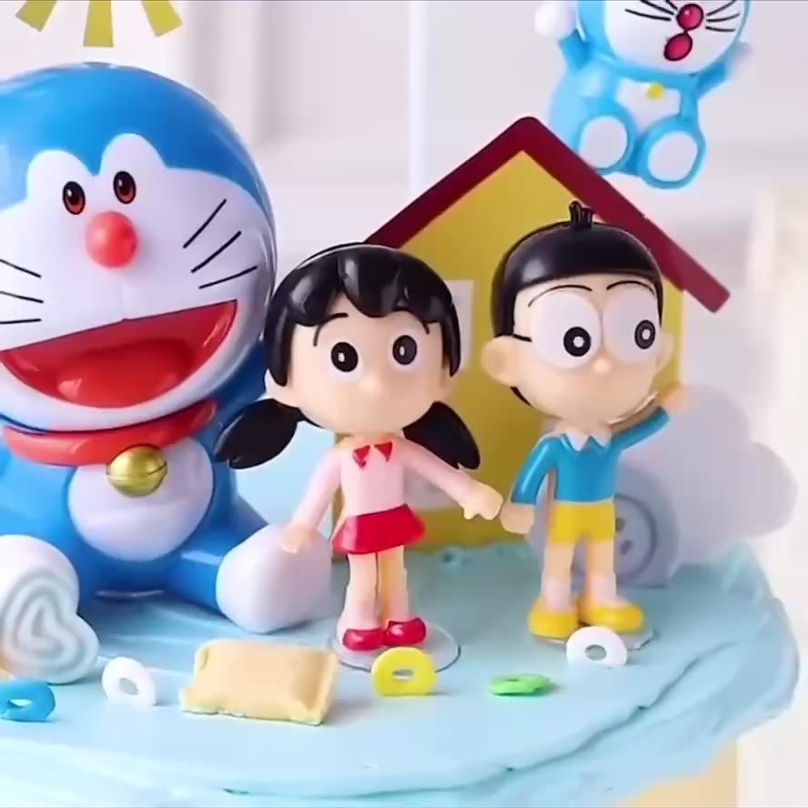 Jual FIGURE DORAEMON / cake topper ulang tahun akrilik / tusukan kue ...