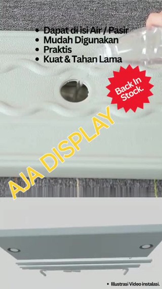 Jual 80x200 STANDING BANNER WATER TANK OUTDOOR / DOOR FRAME OUTDOOR ...