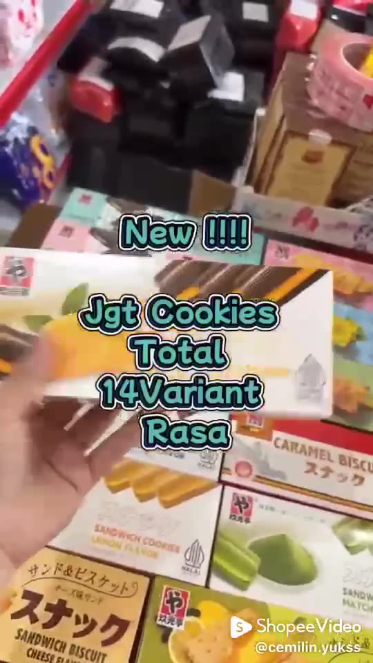Jual JGT Cocoa Cookies Sandwich Cookie Caramel Biscuits Biscuit Aneka Rasa | Shopee Indonesia