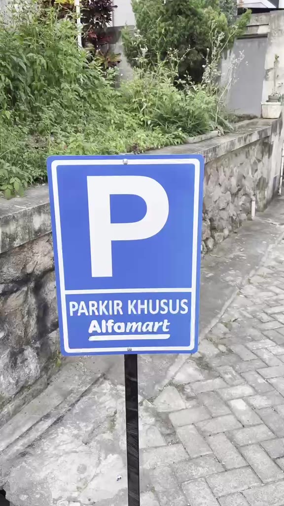 Jual RAMBU PARKIR KHUSUS BISA CUSTOM 35 x 50 CM | SIGN RAMBU ARAH ...