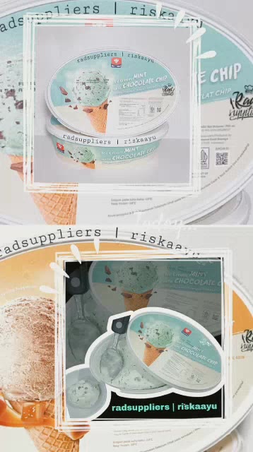 Jual Diamond Ice Cream Mint with Choco Chip 700ml.. Variant Baru ...