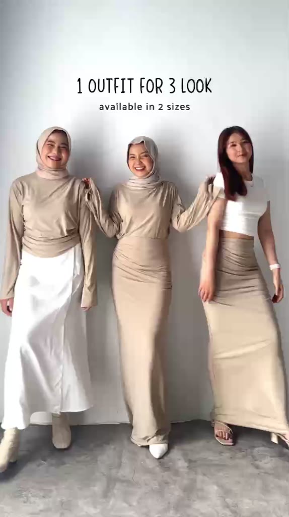 Jual BYACLOTH - Kiyo Series Setelan Oneset - Rok Kerut - Blouse Kerut ...