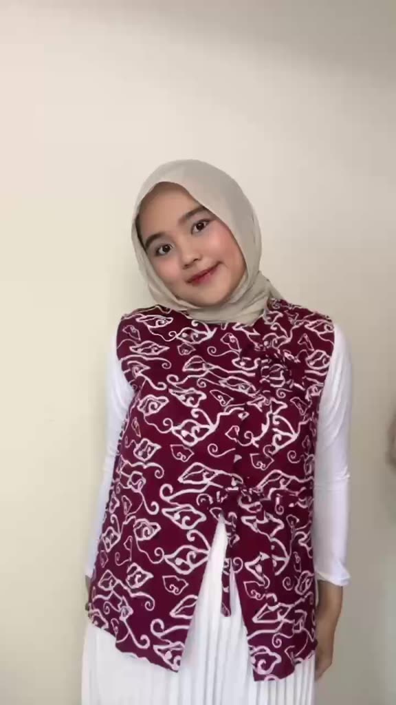 Jual Vest Batik Model Janggan - Vest Batik Wanita | Shopee Indonesia