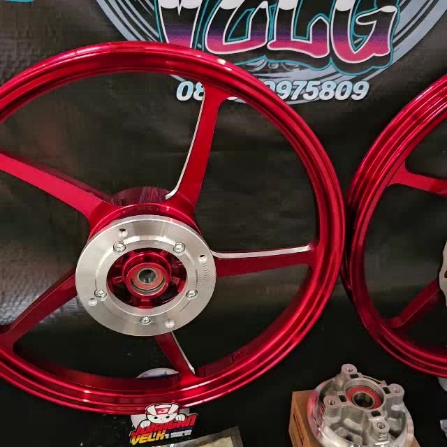 Jual wheelset velg enkei MUTAKIN 525 pnp crf klx dtracker ninja cbr ...