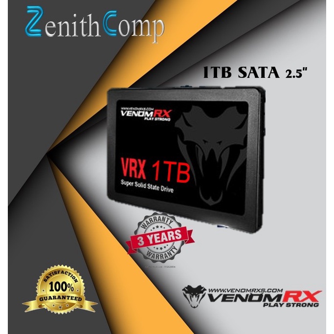 Jual SSD VENOMRX 128GB / 256GB / 512GB / 1TB / 2TB SATA III 2.5 ...