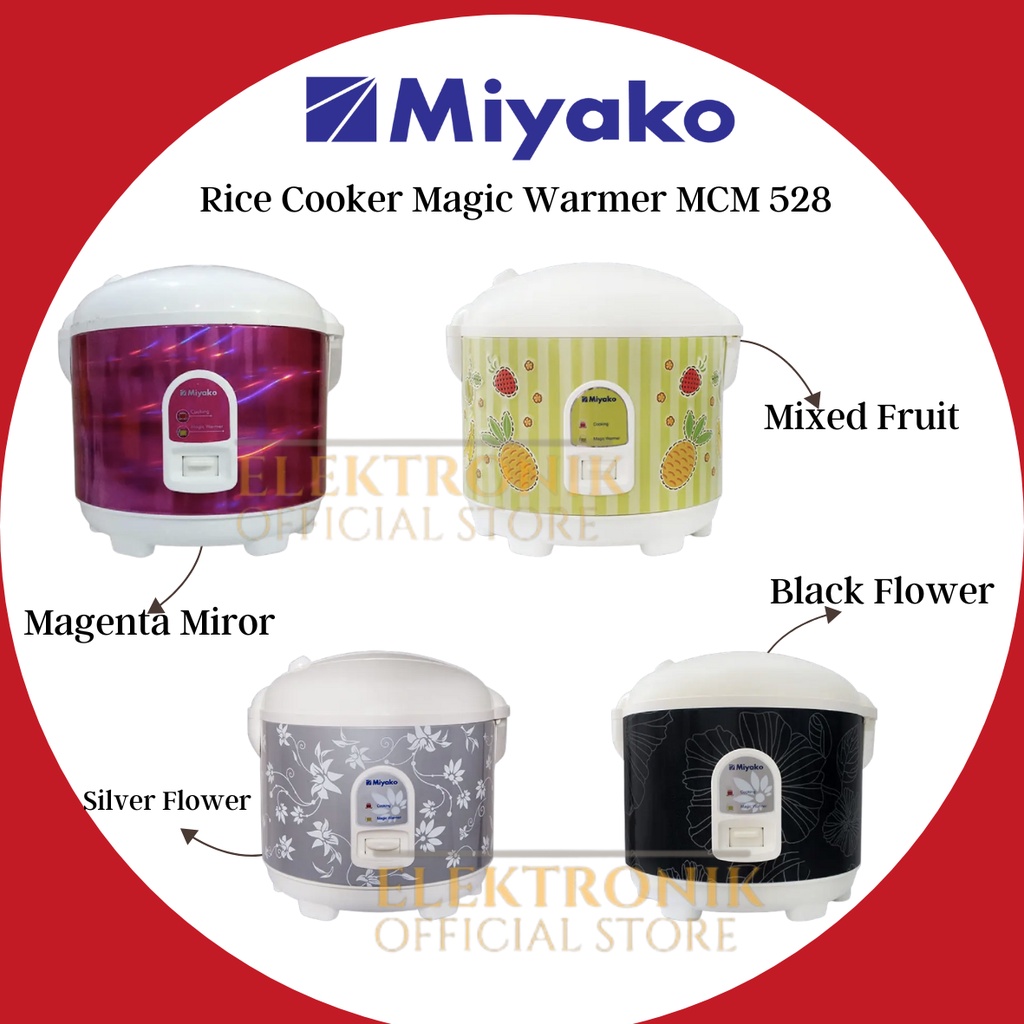 Jual MIYAKO RICE COOKER MAGIC WARMER PLUS MCM 528/MCM528/MCM-528 ...