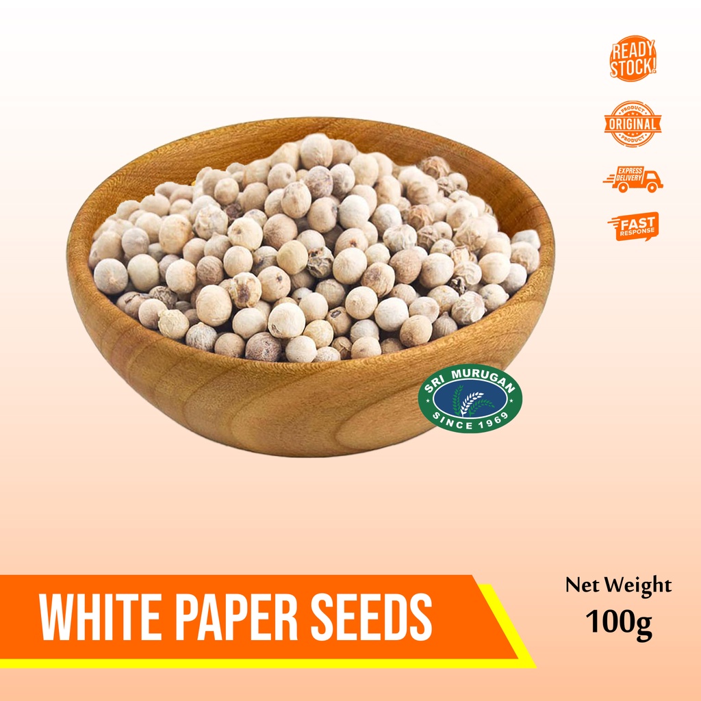 Jual WHITE PAPER SEEDS 100 GM | Shopee Indonesia