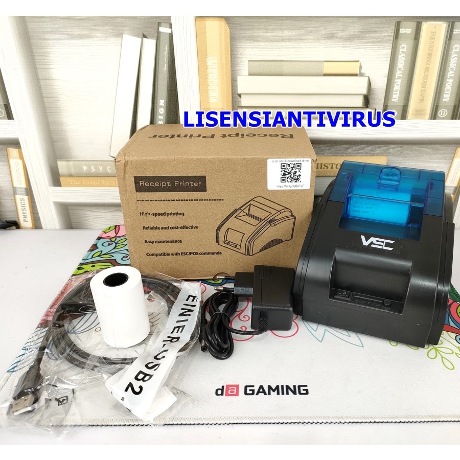 Jual PRINTER KASIR PPOB THERMAL 58MM VSC TM-58UB ANDROID (USB+BLUETOOTH ...