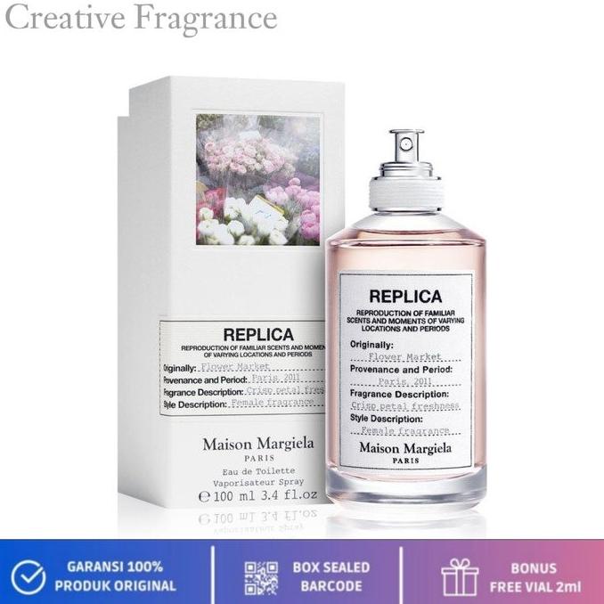 Jual Parfum Replica Flower Market Edt 100Ml Original Full Set | Shopee ...