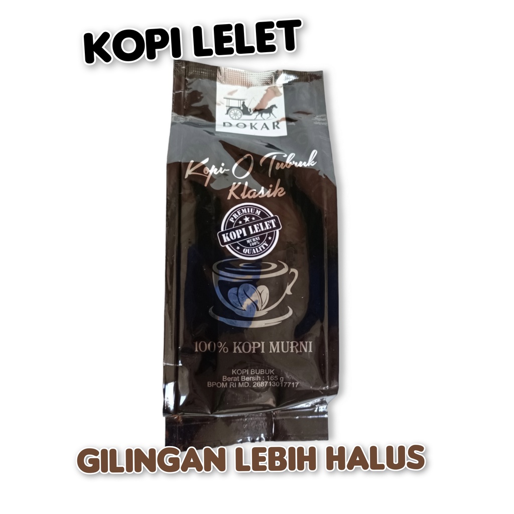Jual Kopi LELET Robusta Kopi O Tubruk DOKAR Bubuk Kopi Hitam Halus Kopi ...