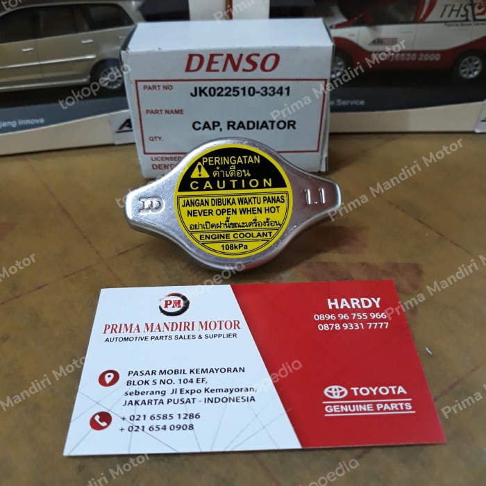 Jual Cap Radiator Tutup Radiator Denso 1.1Toyota Innova Bensin Avanza ...