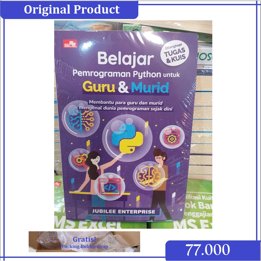 Jual Jubilee Enterprise - Belajar Pemrograman Python untuk Guru dan ...