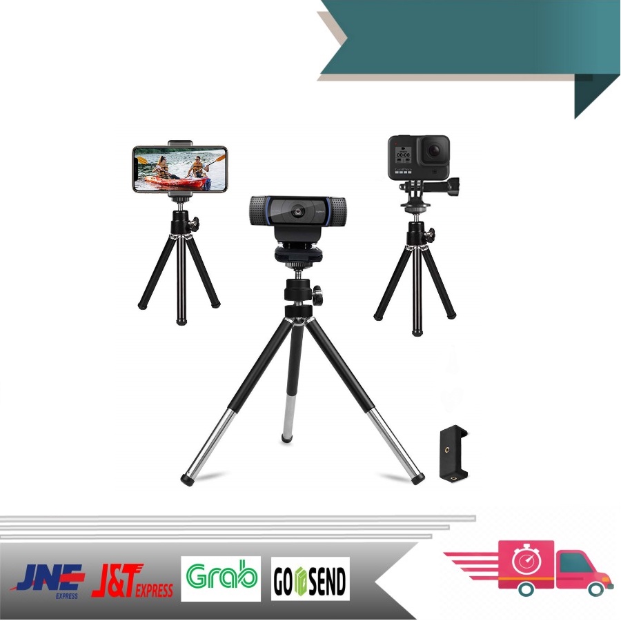 Jual Tripod Webcam Logitech Portable / Webcam Tripod Meja / Tripod Mini ...