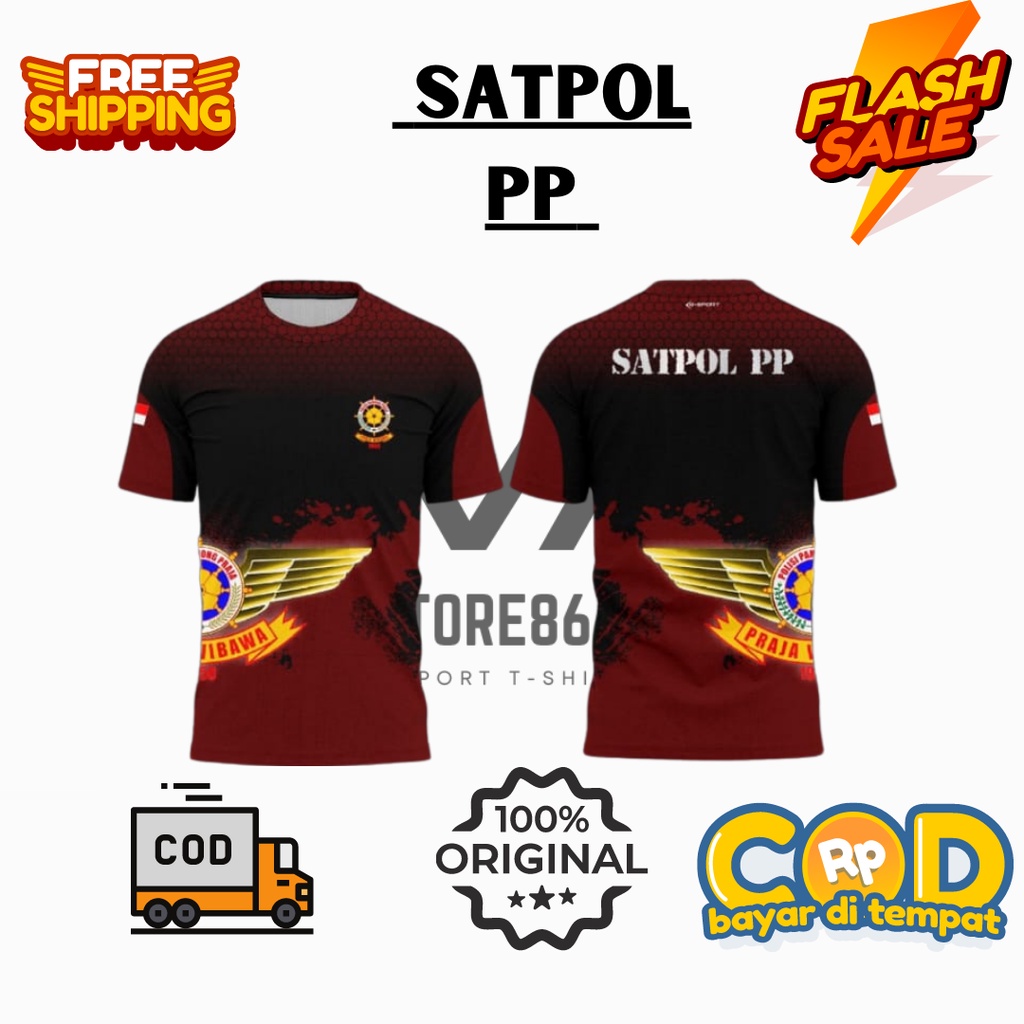 Jual JERSEY SATPOL PP 01 FULLPRINT SUBLIME / KAOS SATPOL PP RIFIT ...