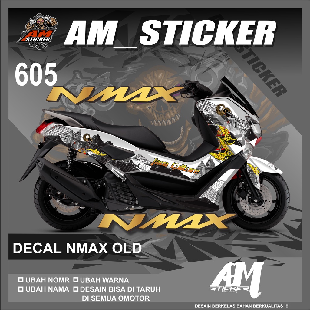 Jual Decal Full Body NMAX Lama - Decal NMax Old wayang adat jawa ...