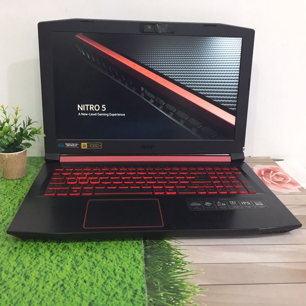 Jual Laptop Gaming Acer Nitro 5 Core i5 gen 8 RAM 16GB SSD 128GB + HDD ...