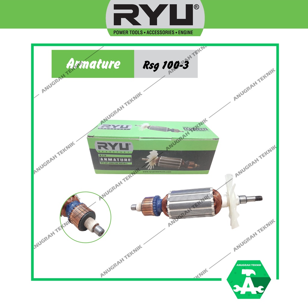 Jual RYU RSG 100-3 Armature / Angker Mesin disc Gerinda Ryu RSG 100-3 ...