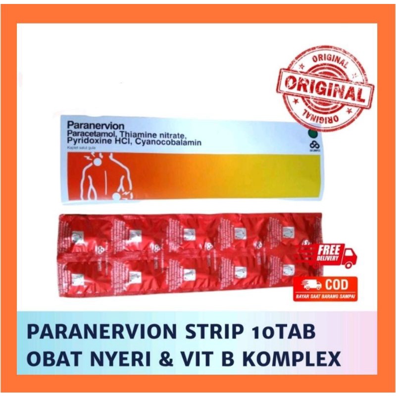 Jual Erlimpex ParanervionTablet / Strip - B1 B6 B12 /Anti nyeri, Syaraf ...