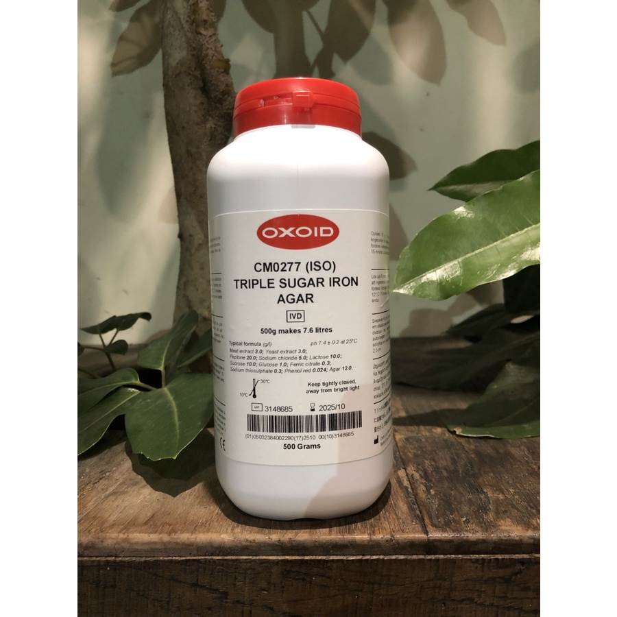 Jual Triple Sugar Iron Agar (TSIA) Oxoid CM0277B | Shopee Indonesia