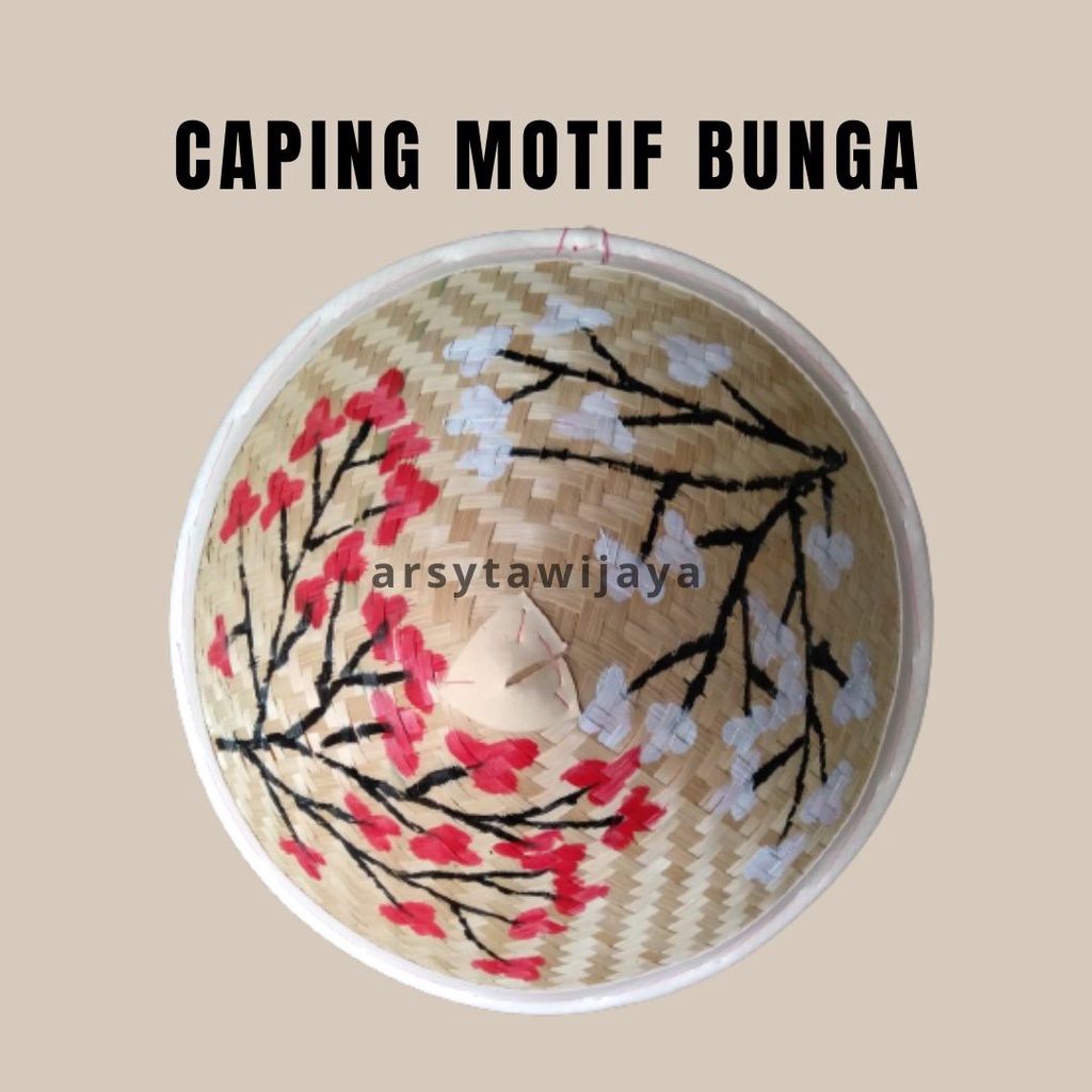 Jual TOPI CAPING PETANI - CAPING LUKIS MOTIF - CAPING MOTIF BUNGA UNTUK ...