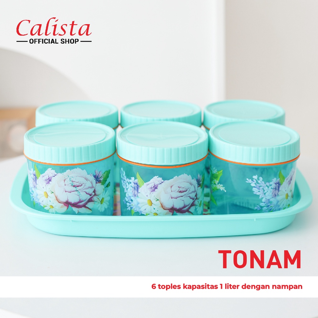 Jual Calista Tonam Toples Kue Set 7 in 1(1000 ml) | Shopee Indonesia