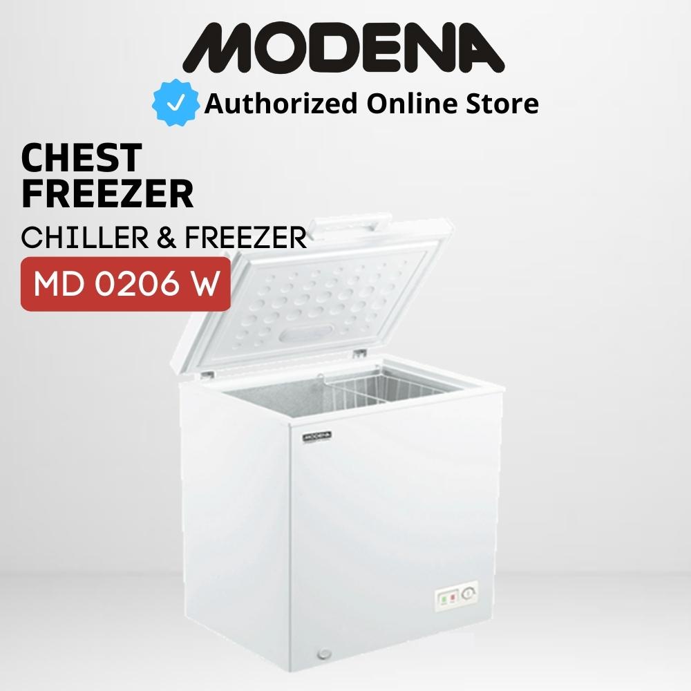 Jual CHEST FREEZER BOX MODENA MD 0206 W MD 0206W CONSERVA FREEZER 1 ...