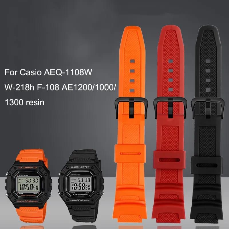 Jual Strap Tali Jam tangan Casio AE-1000 AE-1200 SGW-300 400 500 MCW ...