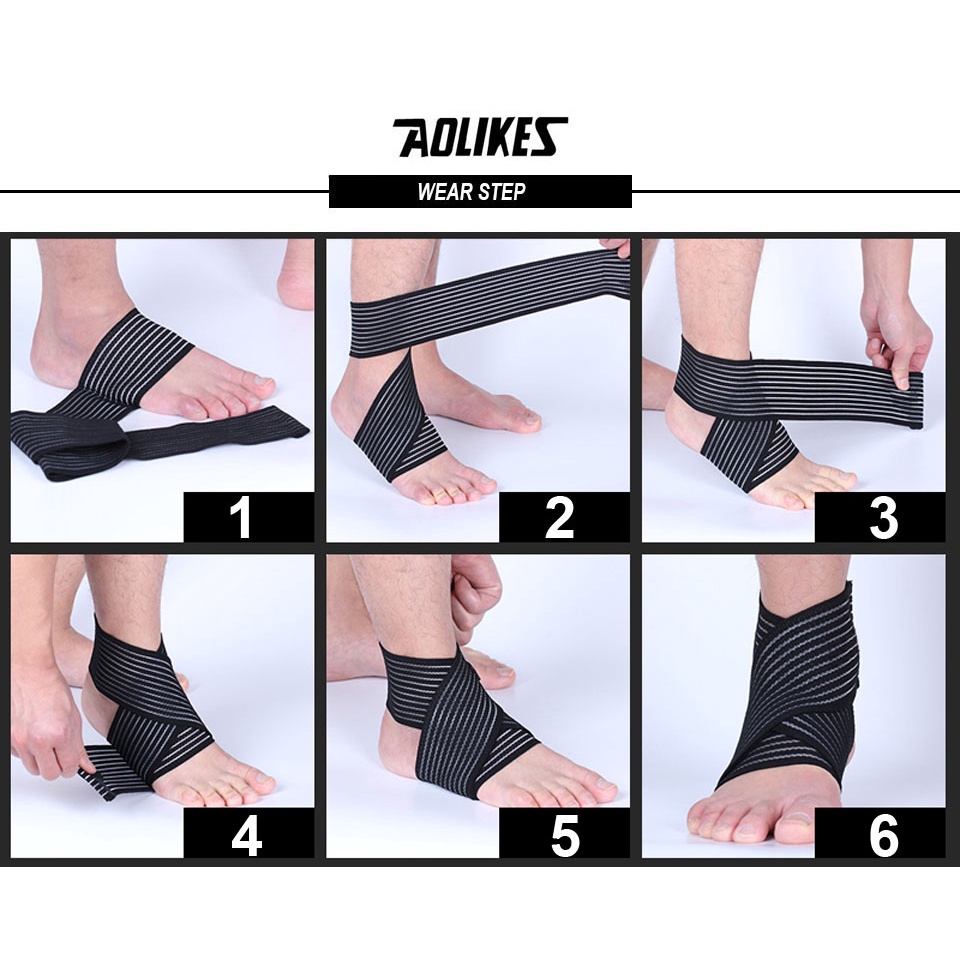 Jual Ankle Support AOLIKES Perban Pergelangan Lengan Kaki 70 cm Engkel ...