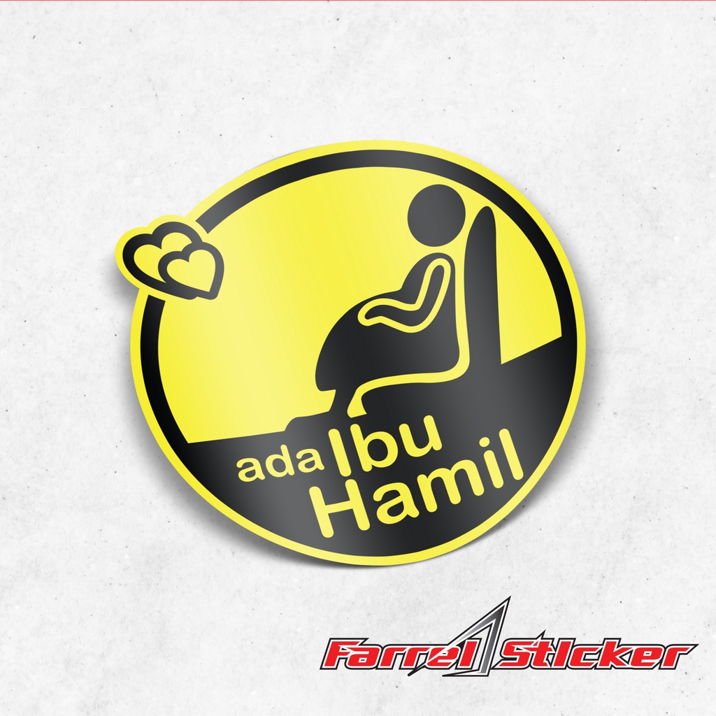 Jual Stiker Pegemudi Ibu Hamil Sticker Ada ibu Hamil | Shopee Indonesia