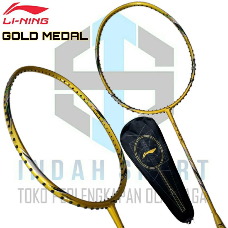 Jual RAKET LINING GOLD MEDAL 100% ORIGINAL | Shopee Indonesia